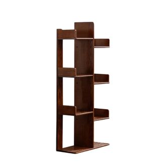 Generic 3-5-stufiges Baum-B&uuml;cherregal, vertikales B&uuml;cherregal, schmales, mehrschichtiges Design spart Platz, for Aufbewahren von B&uuml;chern, CDs und Zeitschrifte