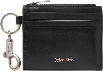 Calvin Klein Kreditkartenetui Raised Cardholder W/ Clip LV04D1278G Schwarz