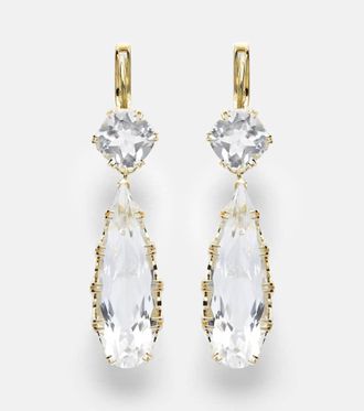 Ileana Makri Ohrringe aus 18kt Gelbgold mit Topas