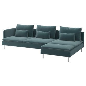IKEA S&Ouml;DERHAMN 4er-Sofa mit R&eacute;camiere