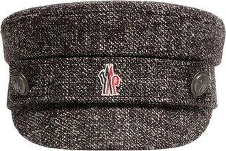 Moncler Moncler Casquette En Laine, Femme, Marron, Taille: S