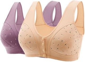 Generic Bustier pour femme - Bretelles r&eacute;glables - Couverture compl&egrave;te - Soutien-gorge confortable sans armatures - Soutien-gorge sans armatures, beige, 48