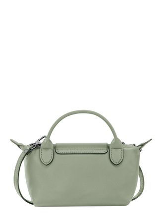 Longchamp Womens Handbag Le Pliage Xtra Grey Leather Calf Handbags Hand Bags