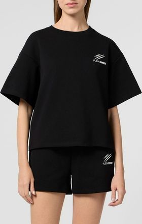 Plein Sport T-Shirt Femme couleur Noir