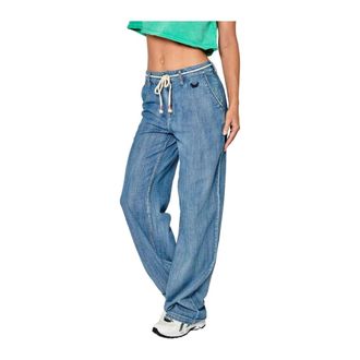 Kaporal Femme, Jeans, Bleu, Taille: W28 Wide Jeans