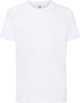 Fruit Of The Loom 10er Pack Valueweight T Kids T-Shirt Kinder Unisex NEU, Farbe:wei&szlig;, Gr&ouml;&szlig;e:152
