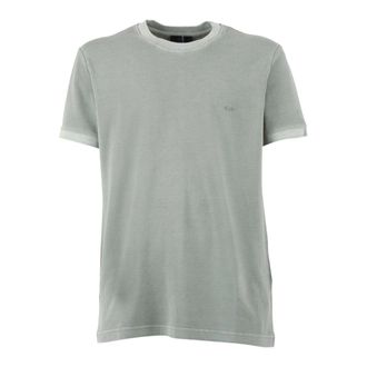 Fay Piquet Tinto Frosted T-shirt - - Tops - Herren - Gr&uuml;n - M