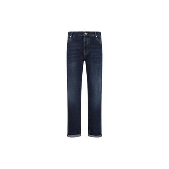 Brunello Cucinelli Gerades Jeans - - Jeans - Herren - Blau - 2XL