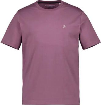 Marc O'Polo Herren T-Shirts rosa Baumwolle