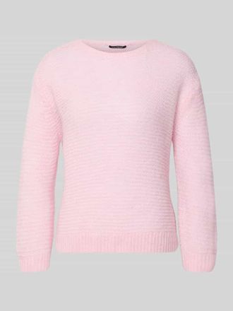 Luisa Cerano Regular Fit Pullover mit Alpaka-Anteil in Strick-Optik