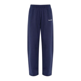 Sporty & Rich unisex, Pantalons, Bleu, Taille: XL Pantalon de surv&ecirc;tement coupe droite