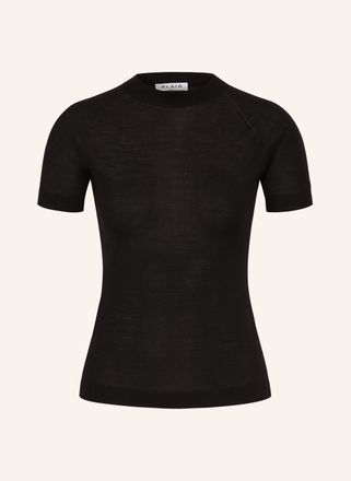 Alaia Ala&iuml;a Strickshirt schwarz