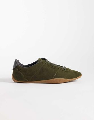 Calvin Klein baskets de danse en daim vert mousse