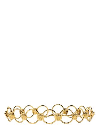 Versace Medusa Ring Belt - Gold
