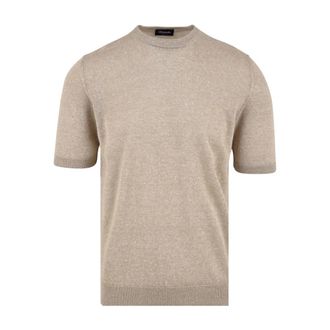 Drumohr Beige Pullover f&uuml;r Herren - - Tops - Herren - Beige - L