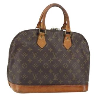 Louis Vuitton Sac &agrave; main vintage en toile Pre-owned - Femme - Pre-owned - Brun - Taille: ONE Size