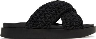 INUIKII Pantoletten Woven 1004.003.0062 Schwarz