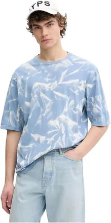 Iro T-shirt Tie and Dye Aylino - Homme - Tops - Bleu - Taille: L