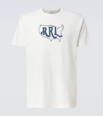 Ralph Lauren T-shirt imprimé en coton mélangé
