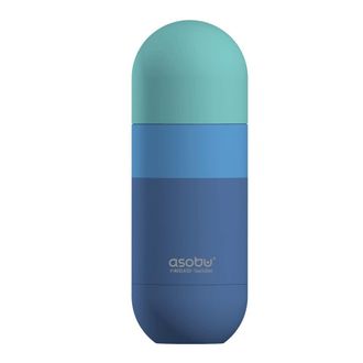 Asobu ORB - Edelstahl Isolierflasche mit Trinkbecher SBV30 pastel blue Divers