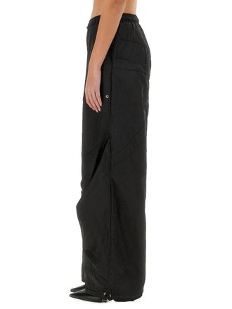 The Attico 100% Polyester Trousers - Black