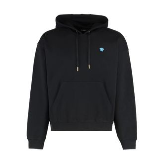 Versace Femme, Sweatshirts et sweats &agrave; capuche, Noir, Taille: 38 FR SweaT-shirts &agrave; capuche