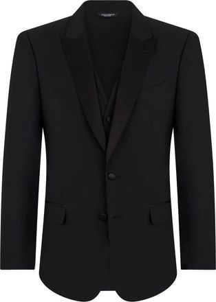 Dolce & Gabbana Homme, Vestes, Noir, Taille: L Vestes