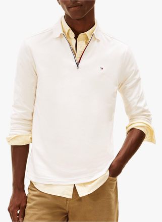 Tommy Hilfiger Polo col zipp&eacute; manches longues