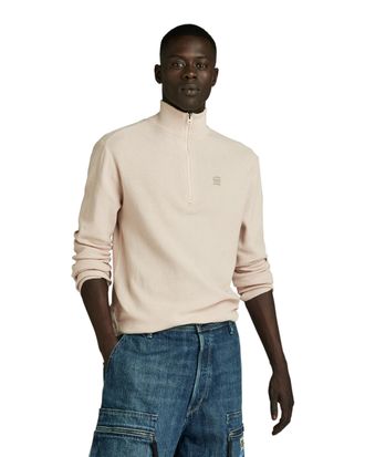 G-Star G-Star RAW Herren Moss Knitted Pullover, Beige (Whitebait D24464-D631-1603), XXL
