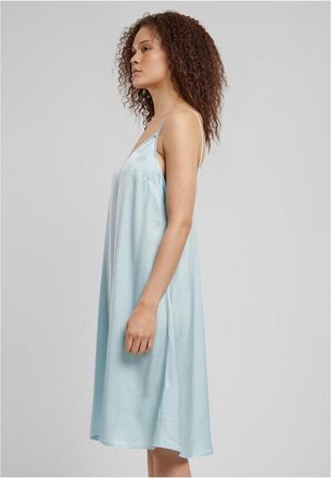 Urban Classics Midikleid Ladies Viscose Satin Slip Dress