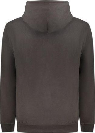 Tommy Hilfiger Logo-Embroidered Cotton Hoodie - Black