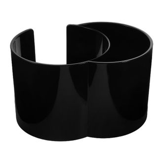 SOLUSTRE Wattepadhalter und Wattest&auml;bchenspender mit Doppelkammer Kompakter Organizer aus Kunststoff Platzsparend f&uuml;r Make Up und Badezimmer