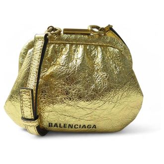 Balenciaga Crossbody Bags - NEUE BALENCIAGA 618915 GOLD LEATHER CLUTCH-TASCHE - Gr. unisize - in Gold - f&uuml;r Damen