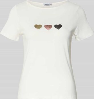 More & More T-Shirt mit Motiv-Print