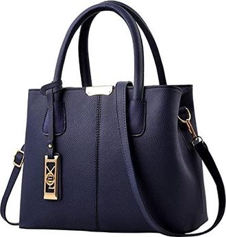 Generic Sac messager tendance pour femme avec espace de rangement g&eacute;n&eacute;reux, design &eacute;l&eacute;gant &agrave; une &eacute;paule pour une utilisation quotidienne urbaine, bleu, Taille