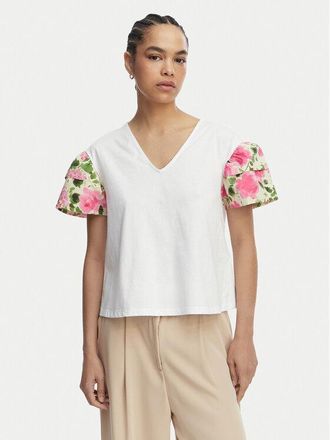 Liu Jo T-Shirt WA6513 J6308 Wei&szlig; Relaxed Fit