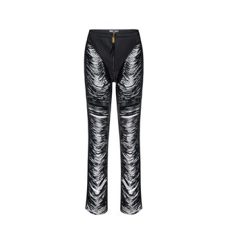 Elisabetta Franchi Damen, Hosen, Schwarzk, LGr&ouml;&szlig;e
