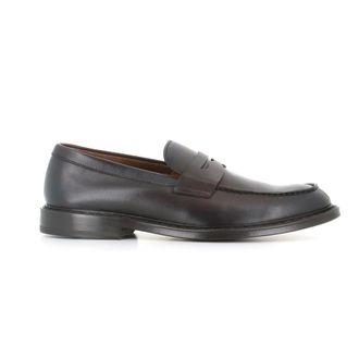 Doucal's Homme, Chaussures, Brun, Taille: 41 1/2 EU Leather Loafer