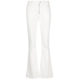 Courr&egrave;ges Wei&szlig;e Denim Flared Jeans - - Jeans - Damen - Wei&szlig; - W28