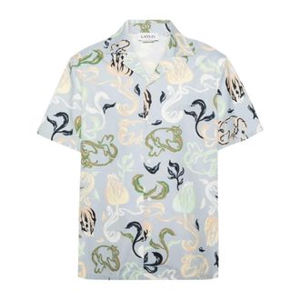 Lanvin Bowlinghemd mit Blumenmuster - - Shirts - Herren - Mehrfarbig - XL