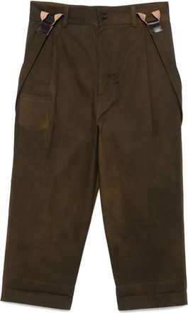 A Tentative Atelier pantalon à bretelles - Marron