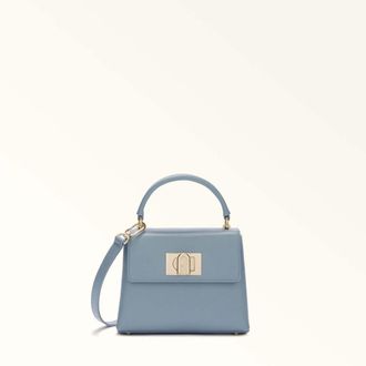 Furla Sacs &Agrave; Main Mini 1927 Cuir Bleu
