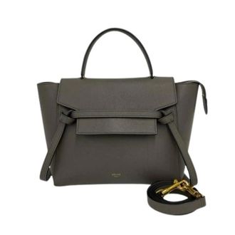 Celine Sac bandouli&egrave;re vintage doccasion - Femme - Pre-owned - Gris - Taille: ONE Size
