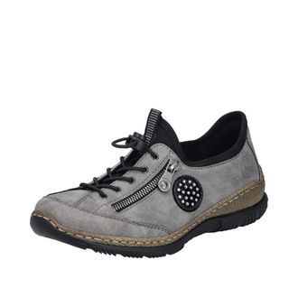 Rieker Damen N3268 Slipper, grau 40, 39 EU