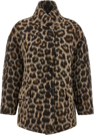 Alberto Biani Femme, Vestes, Multicolore, Taille: 38 FR Caban oversize