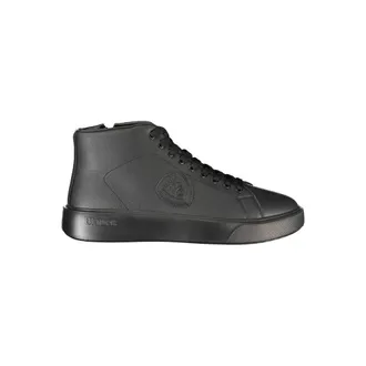 Blauer HighTop Leather Sneaker - - Shoes - Herren - Schwarzk - 41 EU