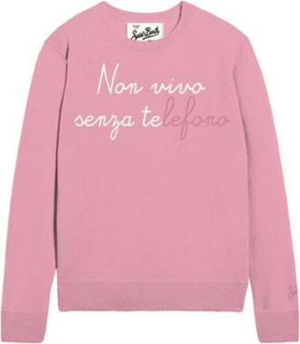 MC2 Saint Barth Homme, Sweatshirts et sweats à capuche, Rose, Taille: S Pull ras du cou