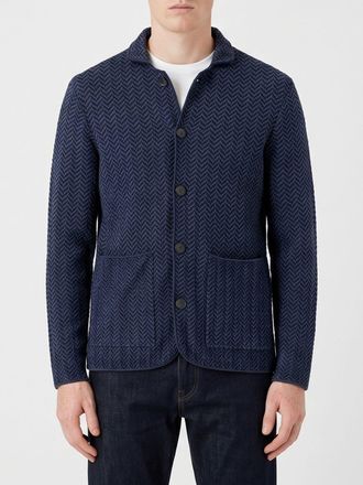 Giorgio Armani Veste Homme couleur Bleu