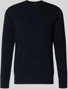 Profuomo Regular Fit Strickpullover mit Seide-Anteil