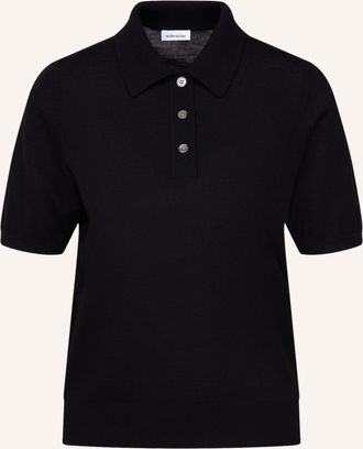 Seidensticker Seidensticker Pullover, Polo schwarz